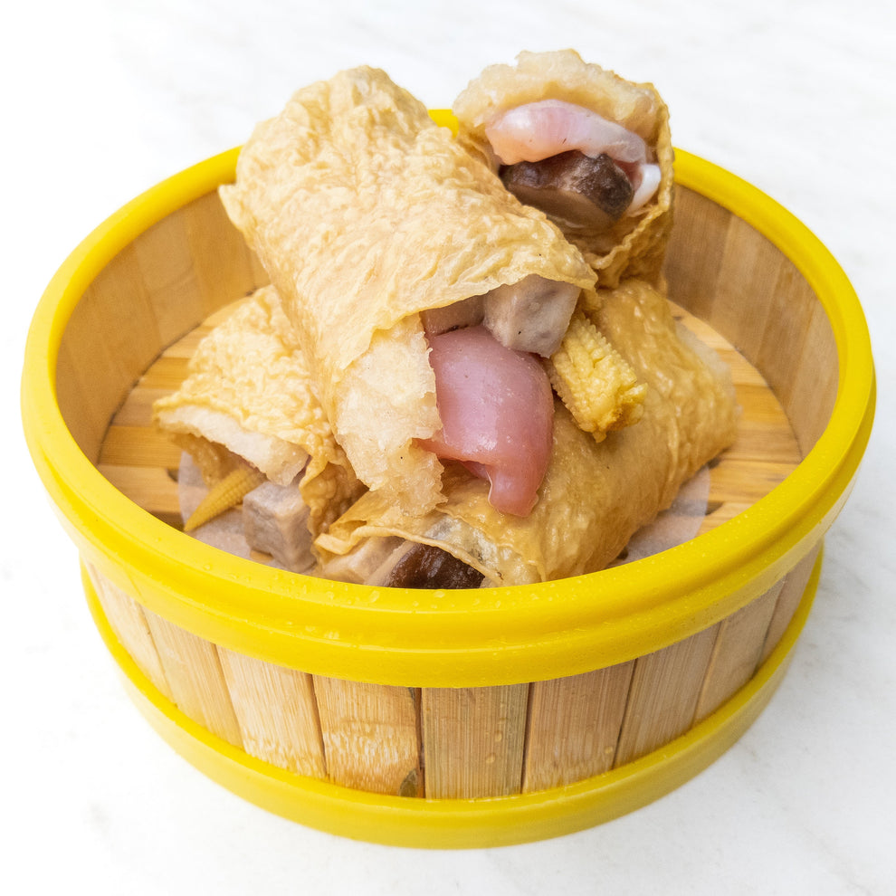 Bean Skin Chicken Roll (4 pcs) – hong-kong-dim-sum